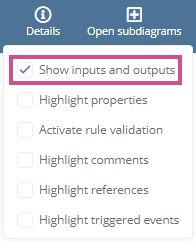 Show and hide input and output shapes